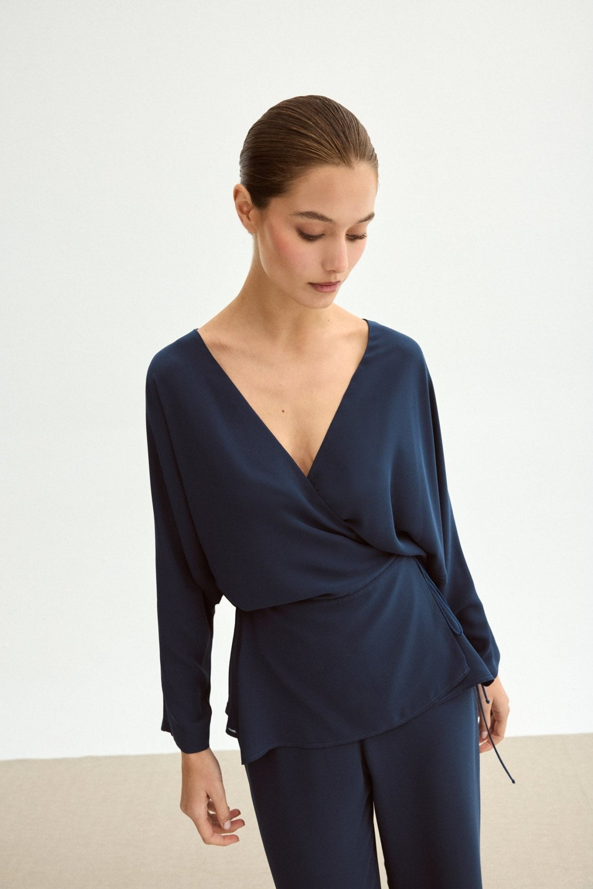 Blusa ARIELLE Azul Cantábrico | BIMANI