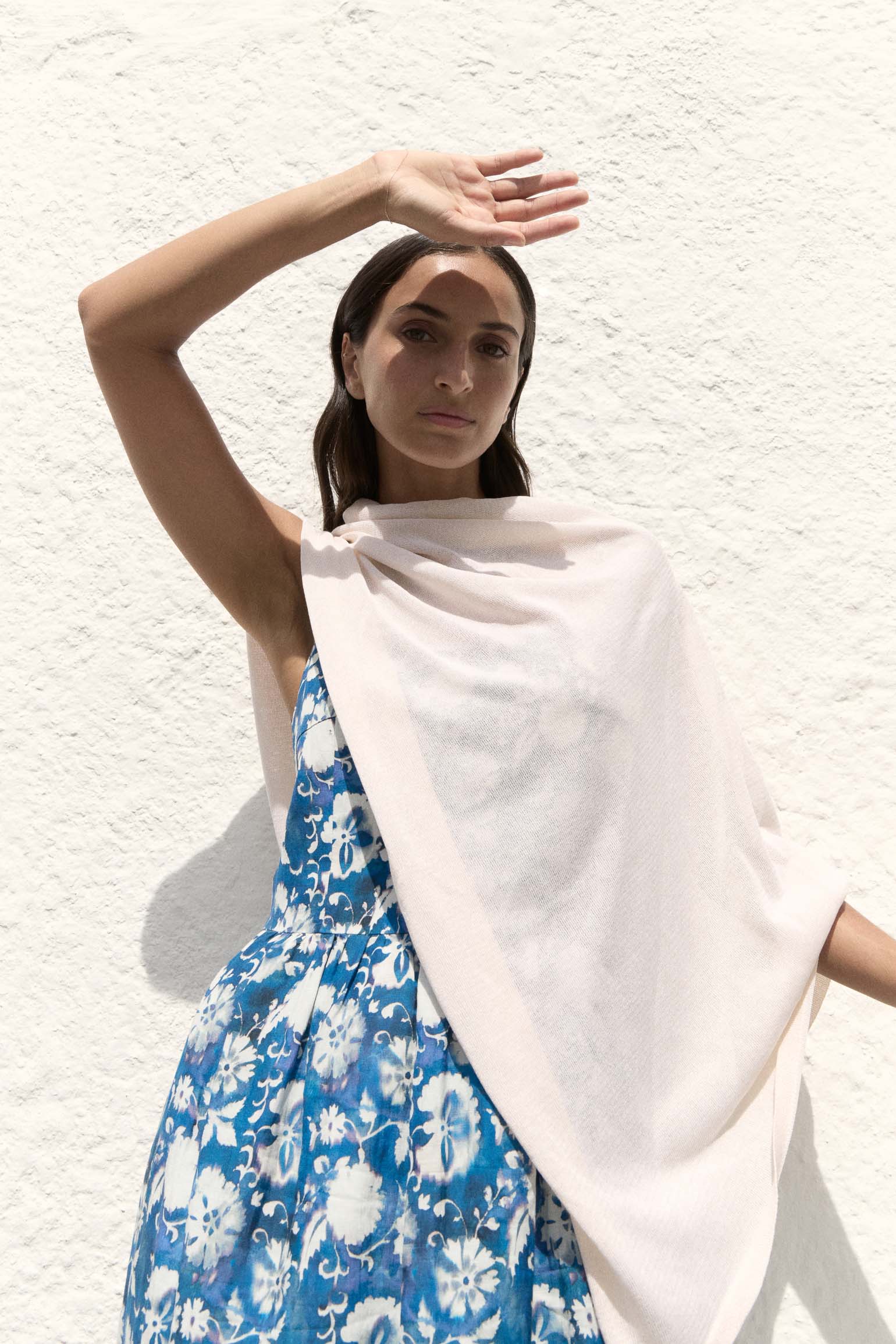 Poncho MOHAIR Ice | BIMANI
